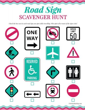 Road Trip Scavenger Hunts