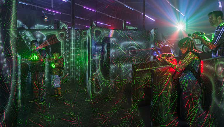 Northern Lights Laser Tag | Attractions | Great Wolf Lodge
