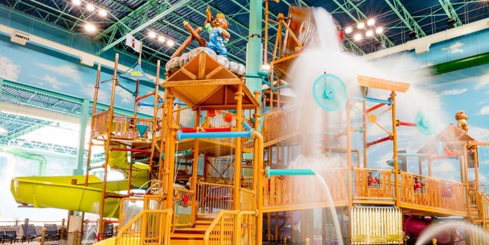 Fort Mackenzie Spray Ground for Kids | Poconos Resort | Great Wolf Lodge